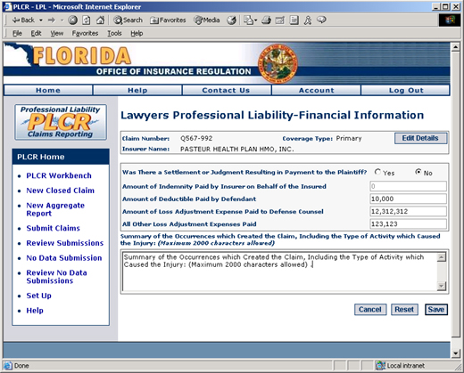 Step 3B - LPL Specific Claim Forms